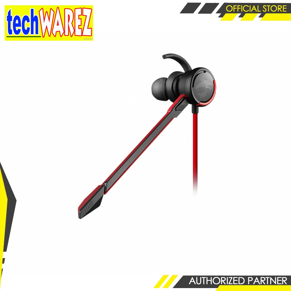 MSI Immerse Gh10 In Ear Gaming Headset | Shopee Philippines