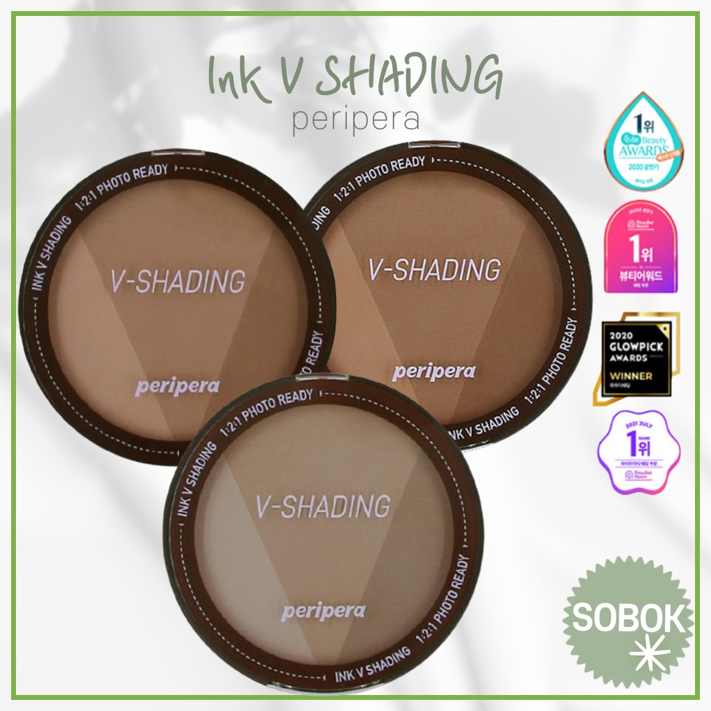 [peripera] Ink V SHADING 9.5g 3col / Flutter-free Shading Power Shading ...