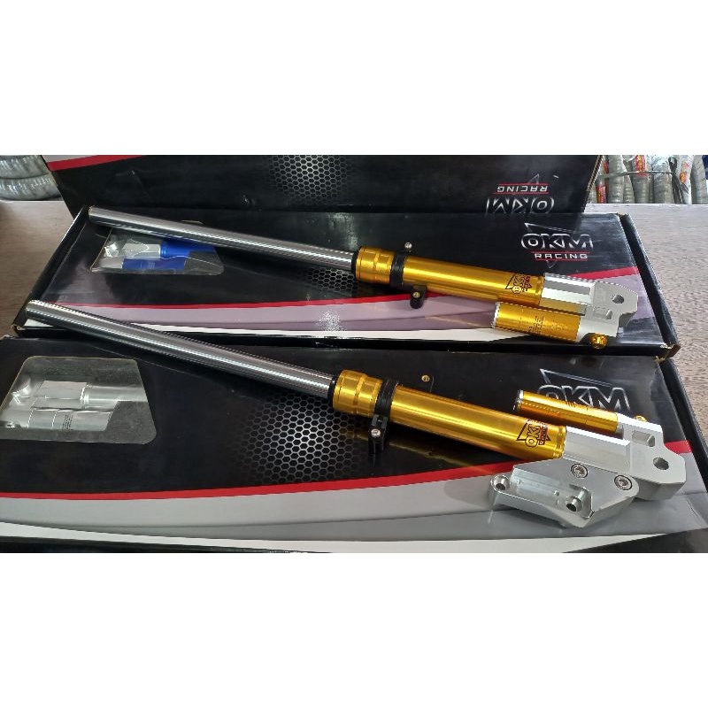RAIDER150 FRONT SHOCK ASSY FULL CNC ALLOY OKM RACING | Shopee Philippines