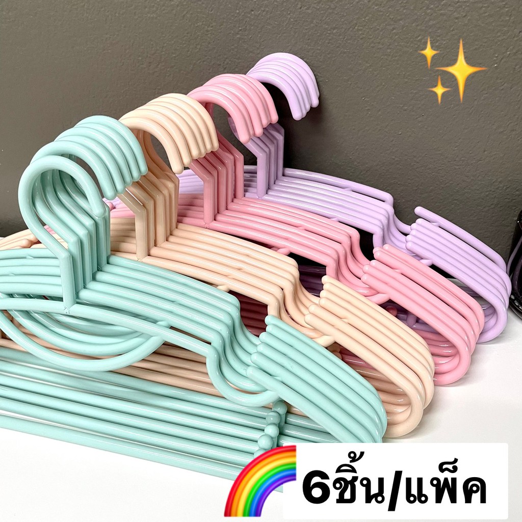 New Clothes Hanger Pastel Color 8 Mm Thick Premium Grade Plastic No.88 ...