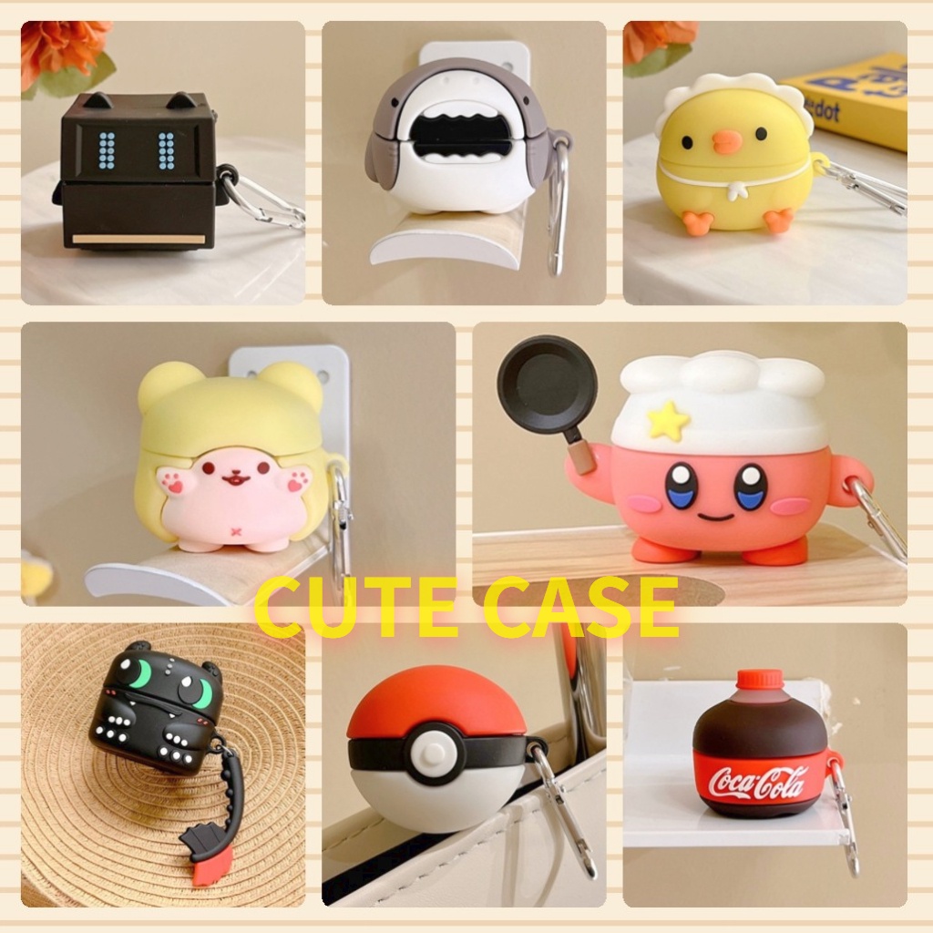 For Baseus WM01 WM02 Ins Cartoon Frog Coca Cola Chick Kirby Hedgehog ...
