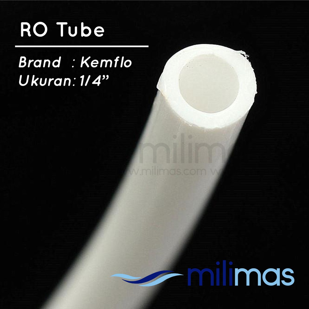KEMFLO - RO (Reverse Osmosis) Tube Hose Size 1/4" - WHITE | Shopee ...