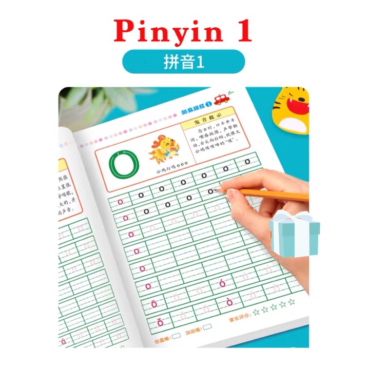 Baby Learn CHINESE PINYIN Practice Writing Workbook BASIC AND ADVANCED ...