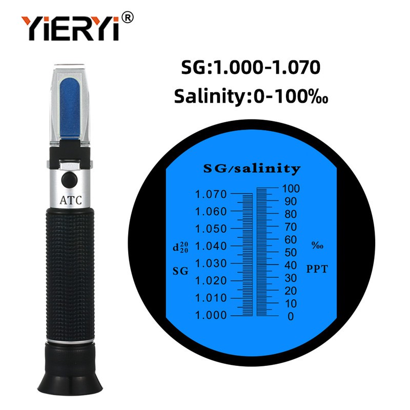 Salinity meter salinity refractometer combo one 0-100 ‰ kaasinan metro ...