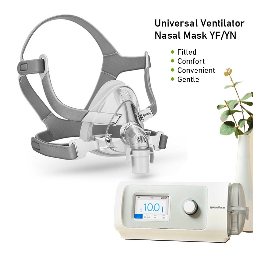 YF/YN/YP Full Face Mask CPAP Auto CPAP APAP BIPAP Machine Size S/M/L ...
