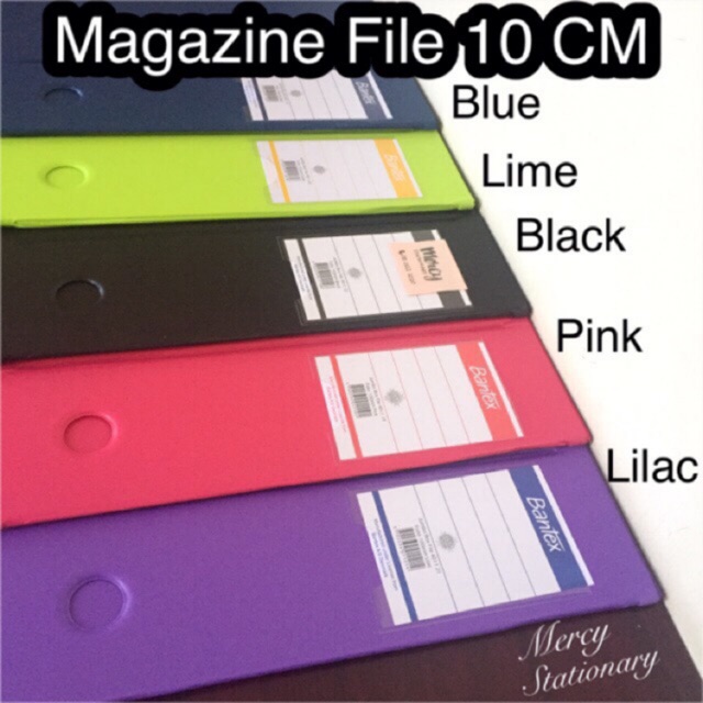Bantex File Box 4011 Folio 10cm Magazine File | Shopee Philippines