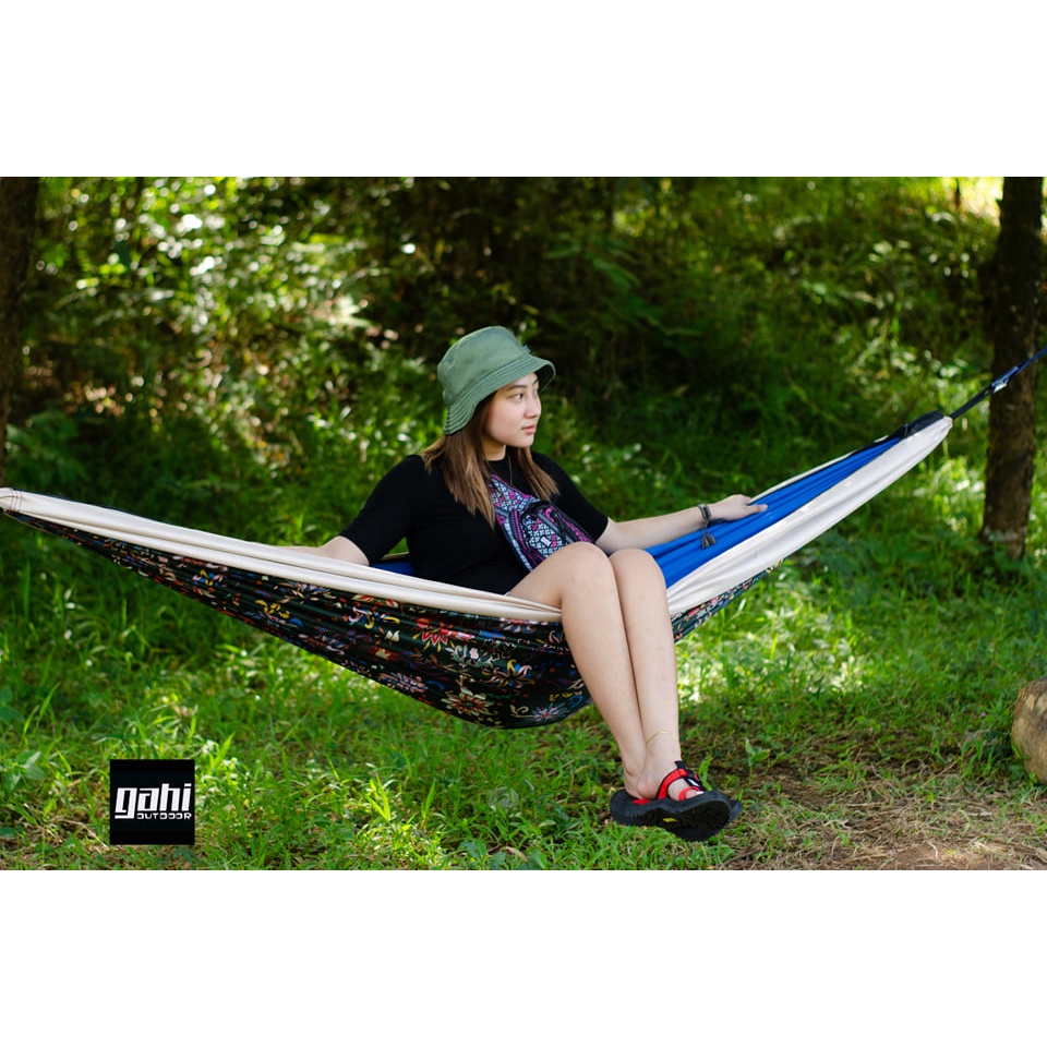Gahi Outdoor Hammock With Mosquito Net | Shopee Philippines