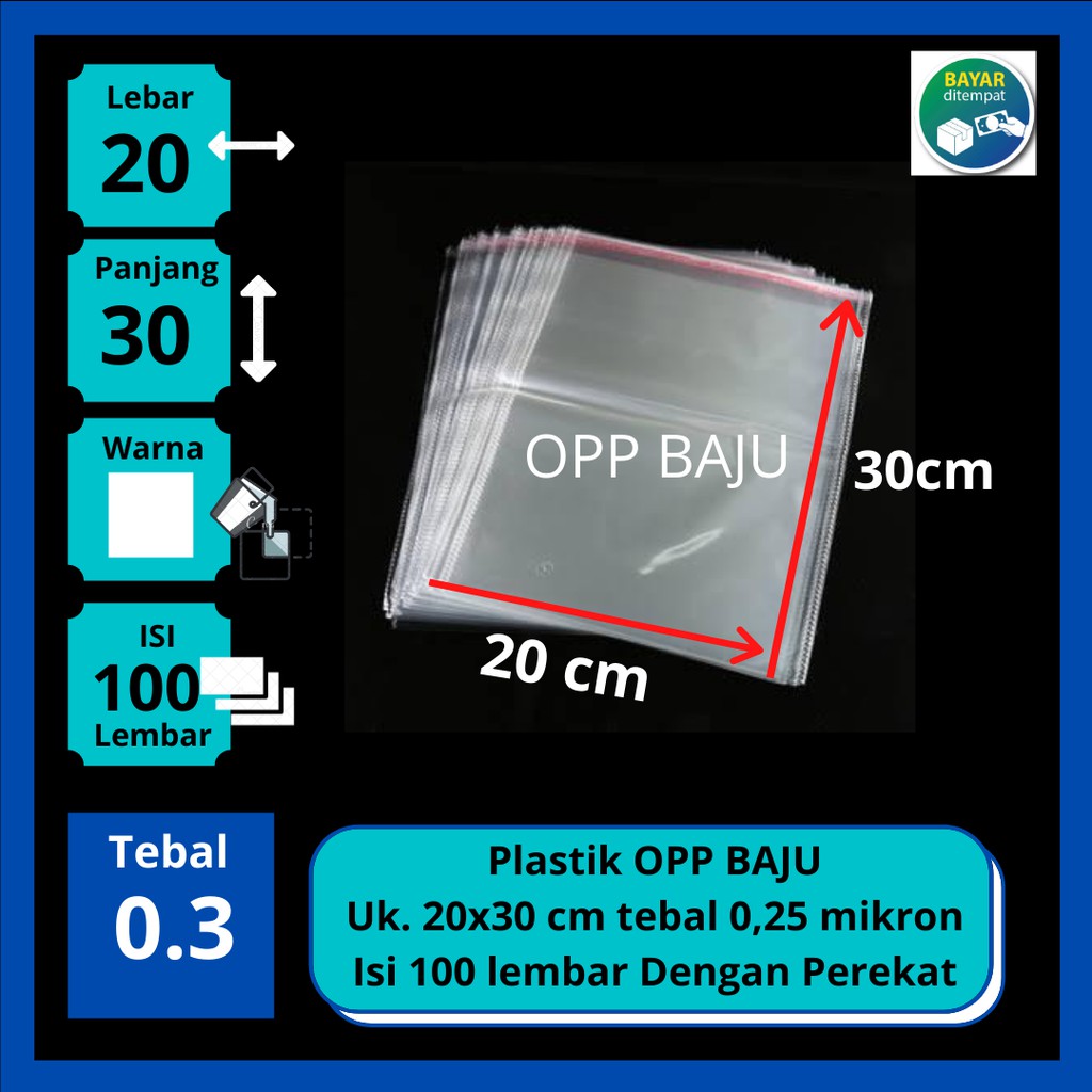 20x30cm opp Plastic/Clear opp Plastic/Glue opp Plastic/opp Plastic ...