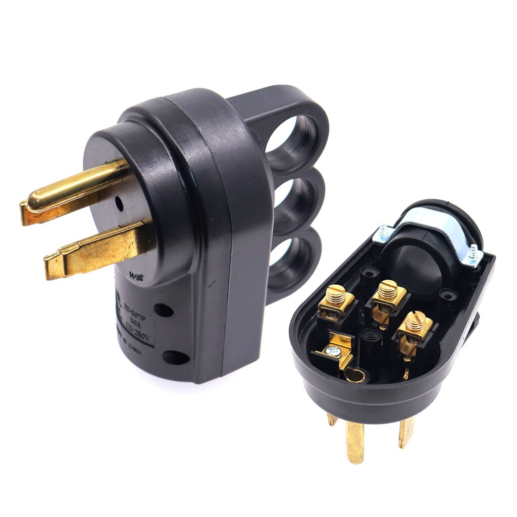 [Nema 14-50 P] 50 Amp Heavy Duty RV EV Replacement Tab, NEMA 14-50P ...