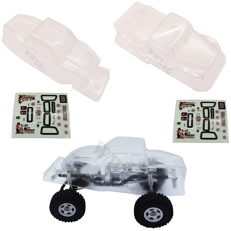 Plastic Clear Body Shell for 1/24 RC Crawler Car Axial SCX24 90081 C10 ...