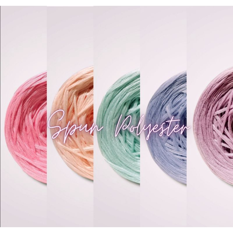 Spun Polyester Crochet Yarn (TKT120) | Shopee Philippines
