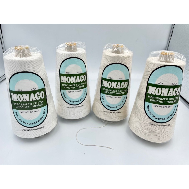 Monaco Mercerized Cotton Crochet Thread | Shopee Philippines