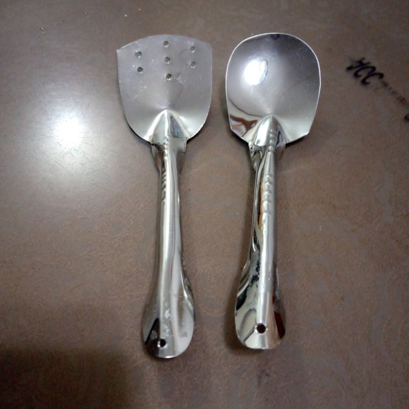 Stainless steel sandok and sianse (1 SET) | Shopee Philippines