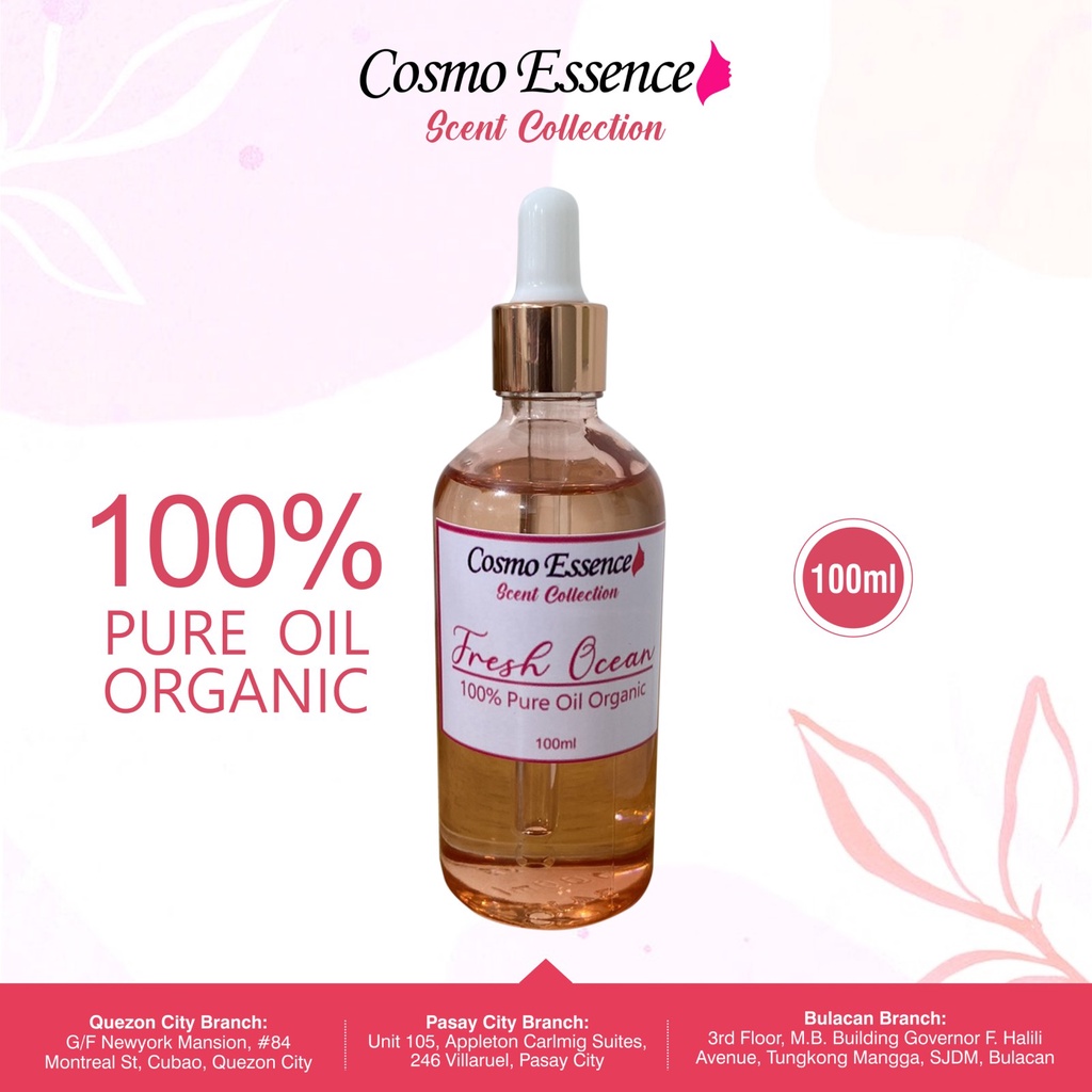 100ml FRESH OCEAN Aromatic Scent 100% Pure Oil by Cosmo Scent ...