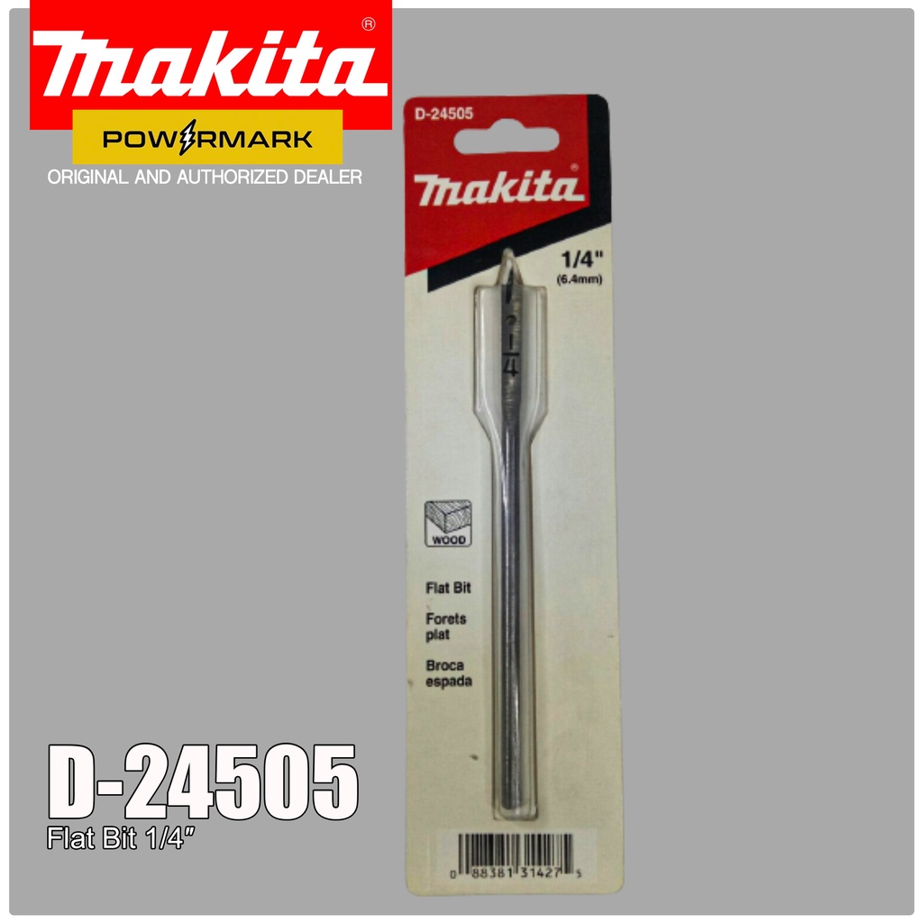MAKITA D-24505 Flat Bit 1/4″ | Shopee Philippines
