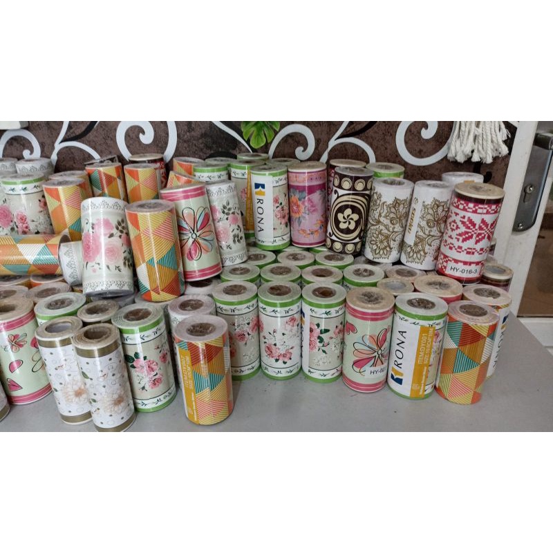 [10Cm X -+10 Meters] WALL BORDER LIST PREMIUM/STICKER BORDER WALLPAPER ...