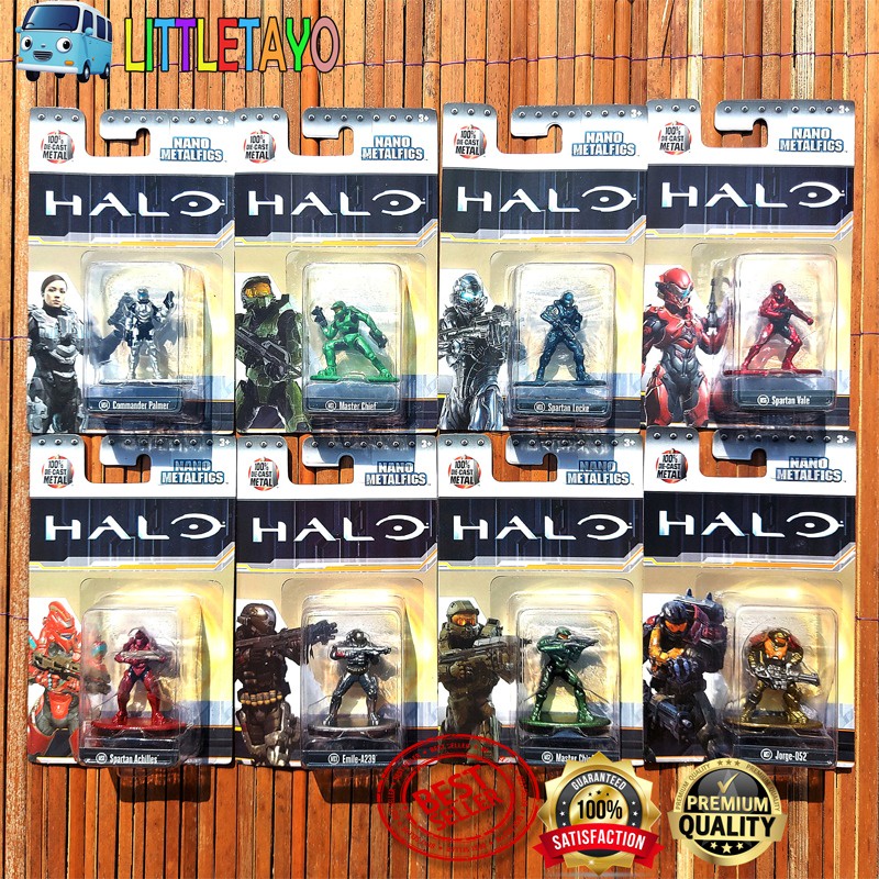 Jada NANO HALO WARS SET 8pc MASTER CHIEF SPARTAN LOCKE VALE ACHILLES ... Jada NANO HALO WARS SET 8pc MASTER CHIEF SPARTAN LOCKE VALE ACHILLES ...