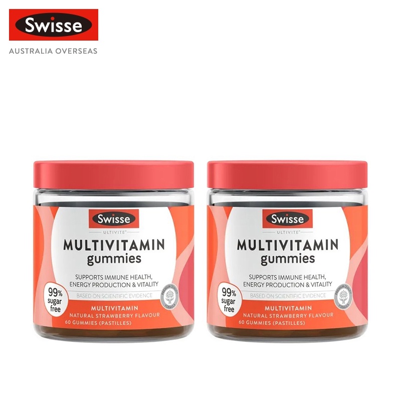 Swisse Ultivite Multivitamin Gummies 60 Gummies (Pastilles) x 2 Bottles (EXP:04 2026) | Shopee ...