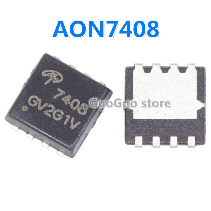 10pcs Original AON7408L AON7408 7408 DFN SMD N-Channel MOSFET | Shopee ...