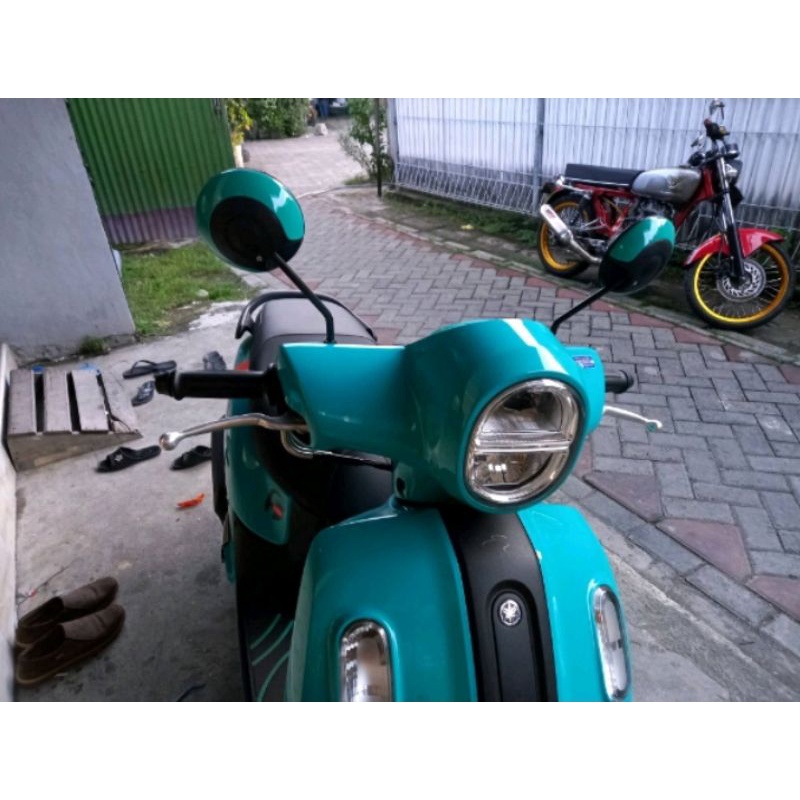 Classic Model Mirrors for Yamaha Fazzio Fino Honda Genio Scoopy ...