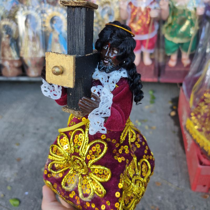 poon nazareno statue made of wood 10inches | Shopee Philippines