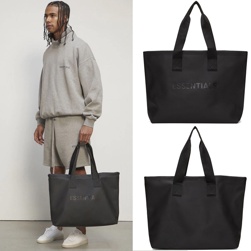 Fear of god Tote Bag Fog Essentials Double Line Handheld Shoulder Bag Tide High Street | Shopee ...