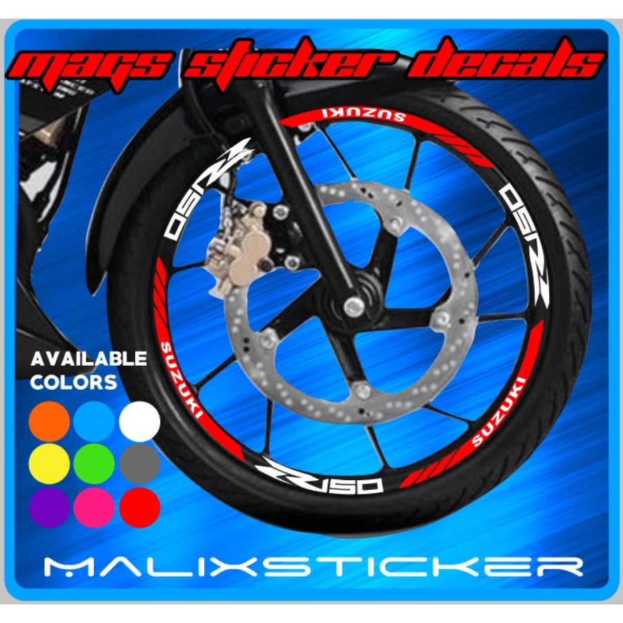 SUZUKI R150 MAGS STICKER DECALS | Shopee Philippines