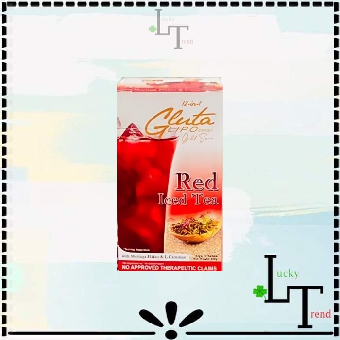 New Arrival Gluta Lipo Gold series Red Iced Tea Detox Slimming ...