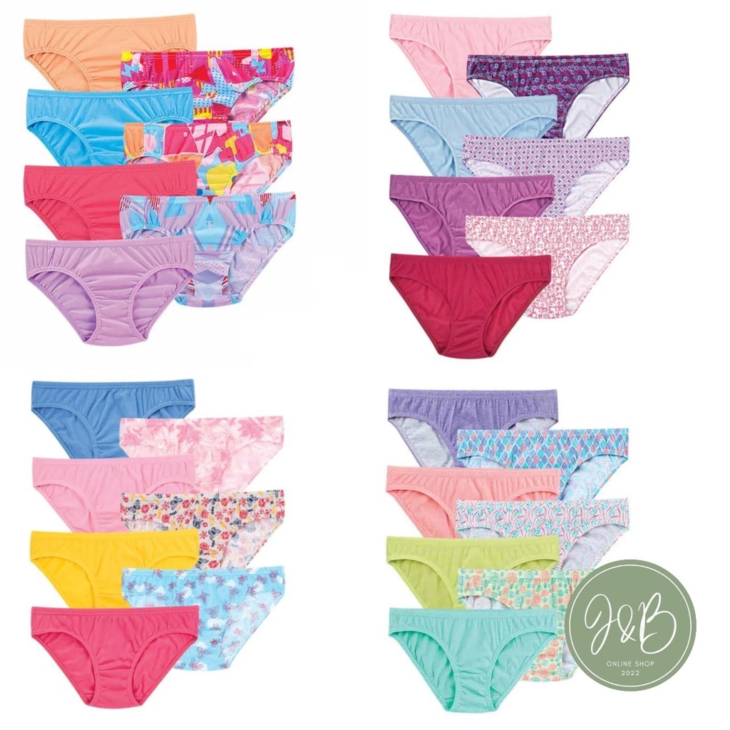 NATASHA Shape Ladies 7 in 1 Set Plain and Printed Bikini Panty (Part 1 ...
