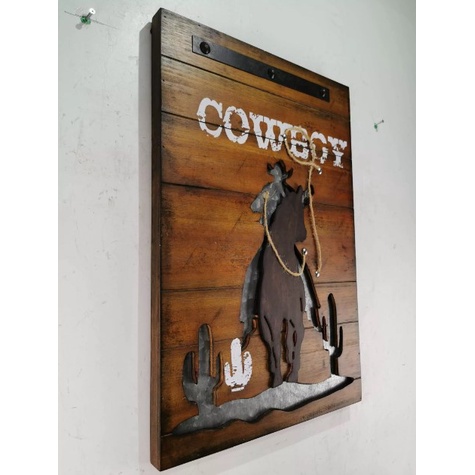 Rustic Cowboy Wall Decor - Home Decor, Gifts Ideas | Shopee Philippines
