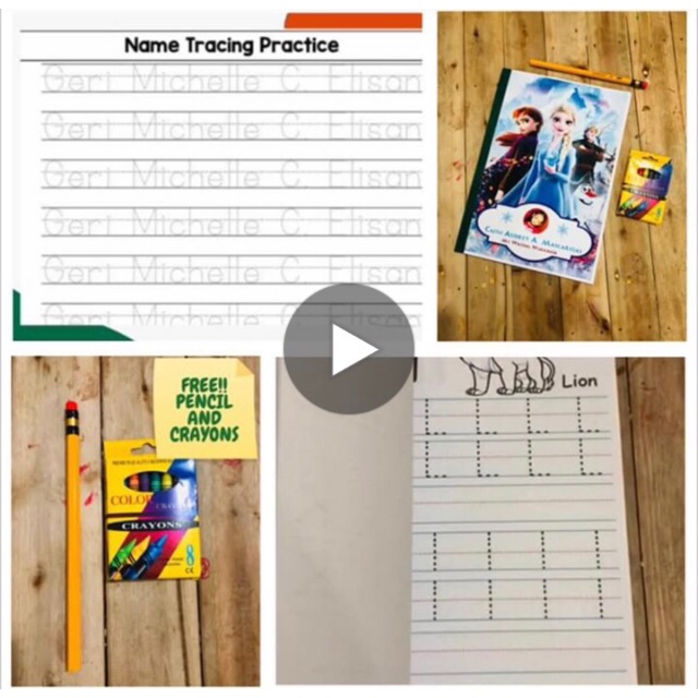 Tracing Worksheets Workbook for Kids Writing Practice Book ...