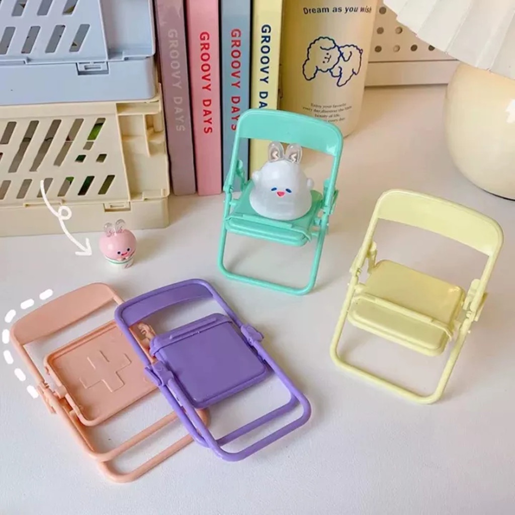 Phone Stand Creative Chair Shape Mobile Phone Holder Adjustable Ipad ...