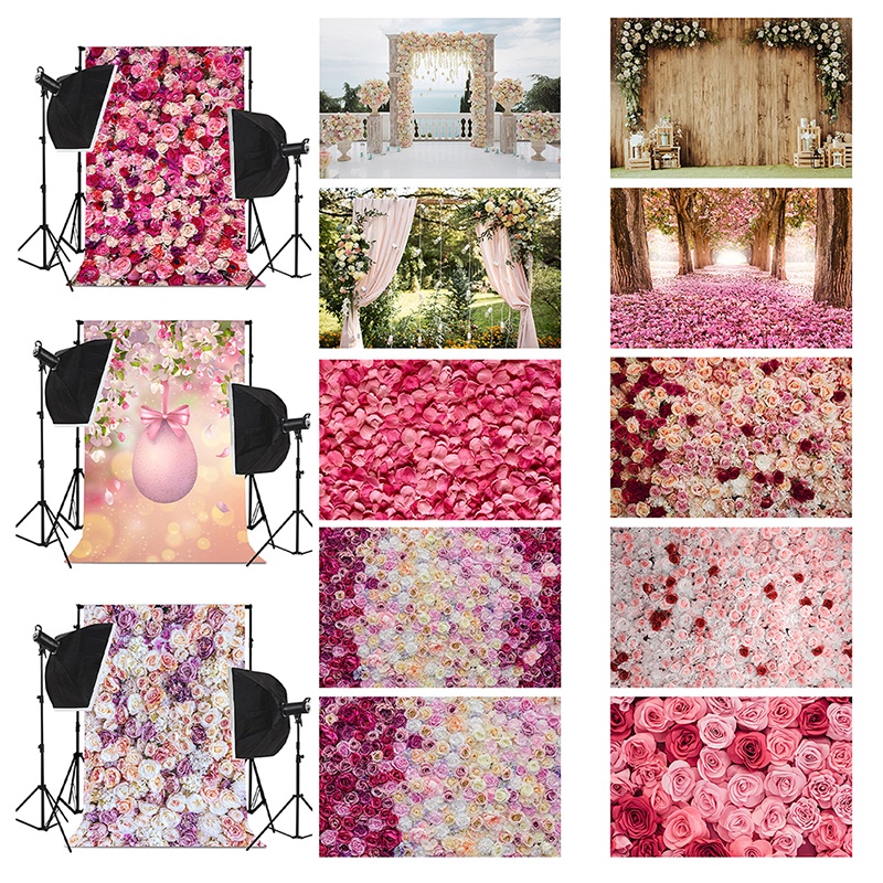 【Ready Stock】Flowers Photography Background Photo Booth Props for ...