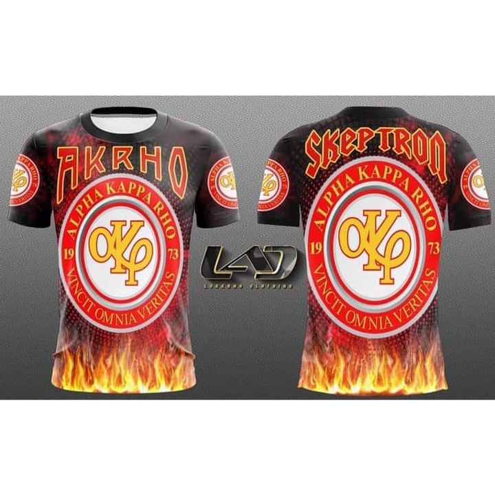AKP Frat Shirt Full Sublimation AKP Alpha Kappa Rho Full Sublimation ...