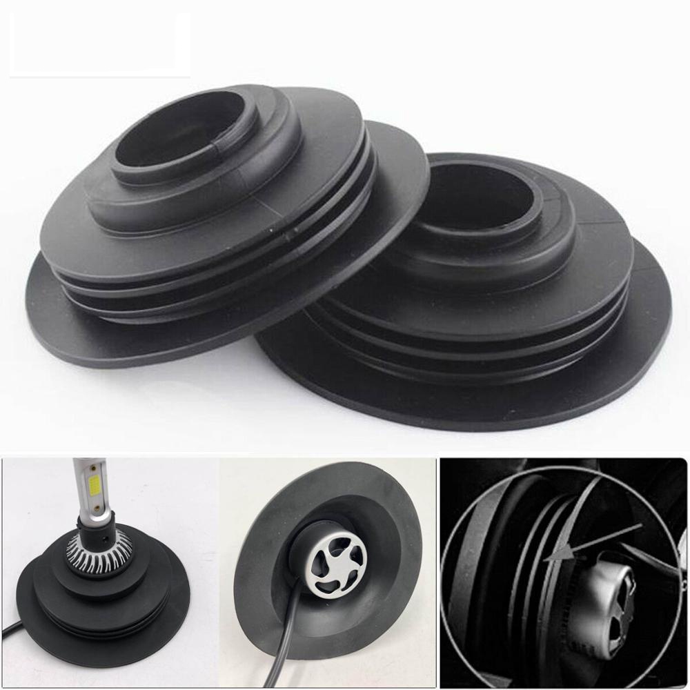 2Pcs LED Headlight Rubber Dust Cover Car Motorcycle Headlamp Bulb ...