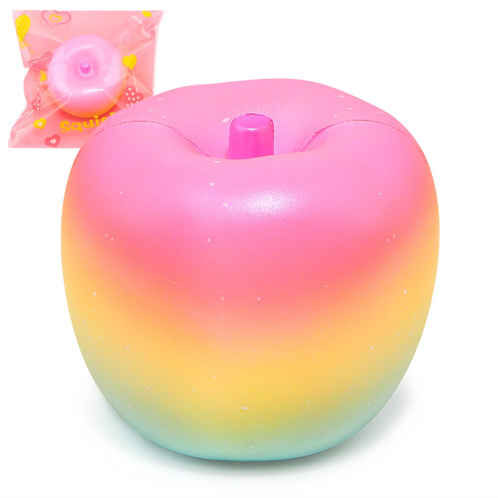 Jumbo Colorful Squishy Rainbow fruit Squishies Cream toy | Shopee ...