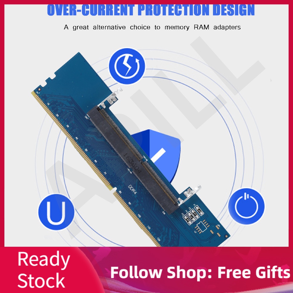 [READY STOCK] APILL DDR4 PC4 Laptop SODIMM Slot to Desktop Memory DIMM ...