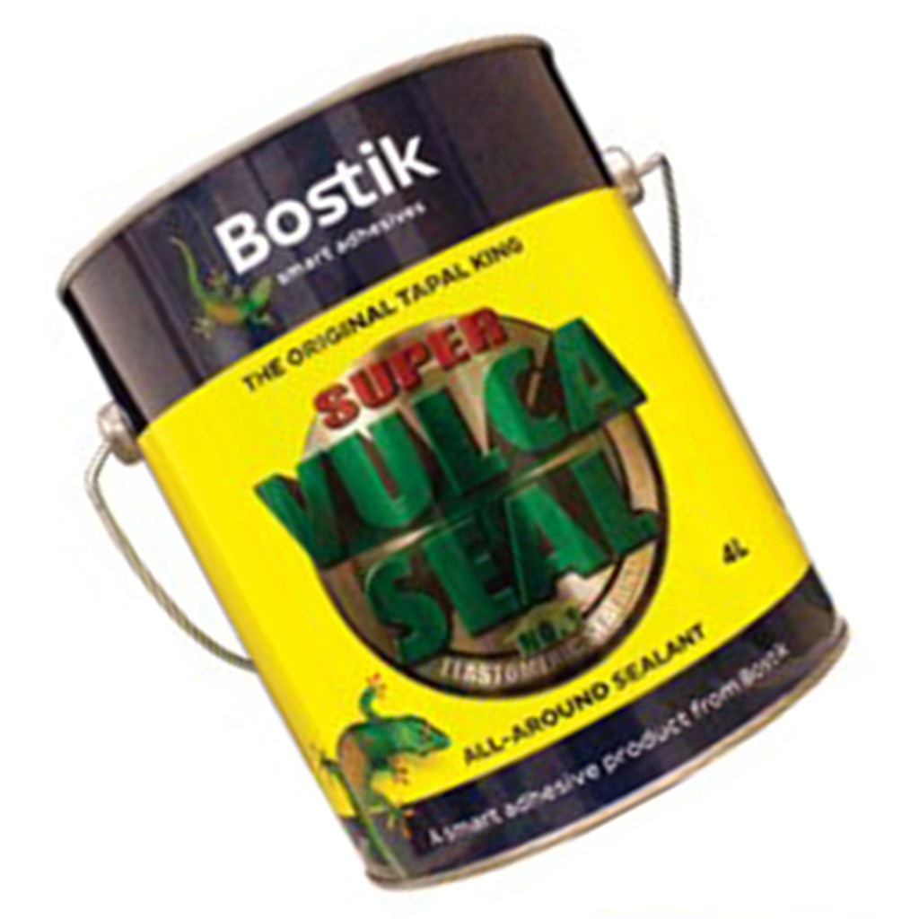 ( 4 LITER ) BOSTIK SUPER VULCA SESAL == ALL AROUND SEALANT == 1 GALLON ...