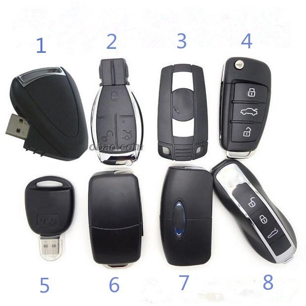 Sell like Eight styles Car Key usb flash drive pen drive128G 64G 32G ...
