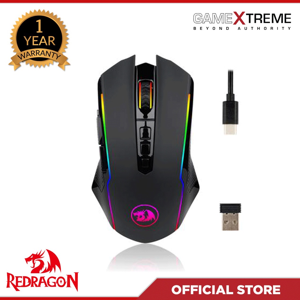 Redragon Ranger Lite RGB Wireless Gaming Mouse (M910-KS) | Shopee ...