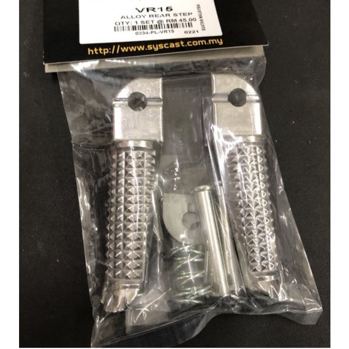 Y15 Y15ZR / LC135 V1-V8 4S 5S / EGO REAR FOOTREST RACING BRACKET RACING ...