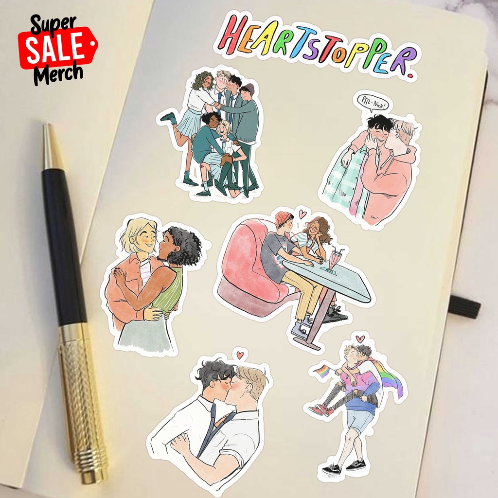Heartstopper Stickers High Quality Waterproof (All Design - 7pcs ...