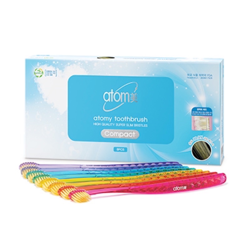 ATOMY Compact Toothbrush (1 box of 8pcs) | Shopee Philippines