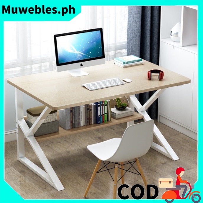 COD 120CM Computer table Study Table Office Table Desk for Home Bedroom ...