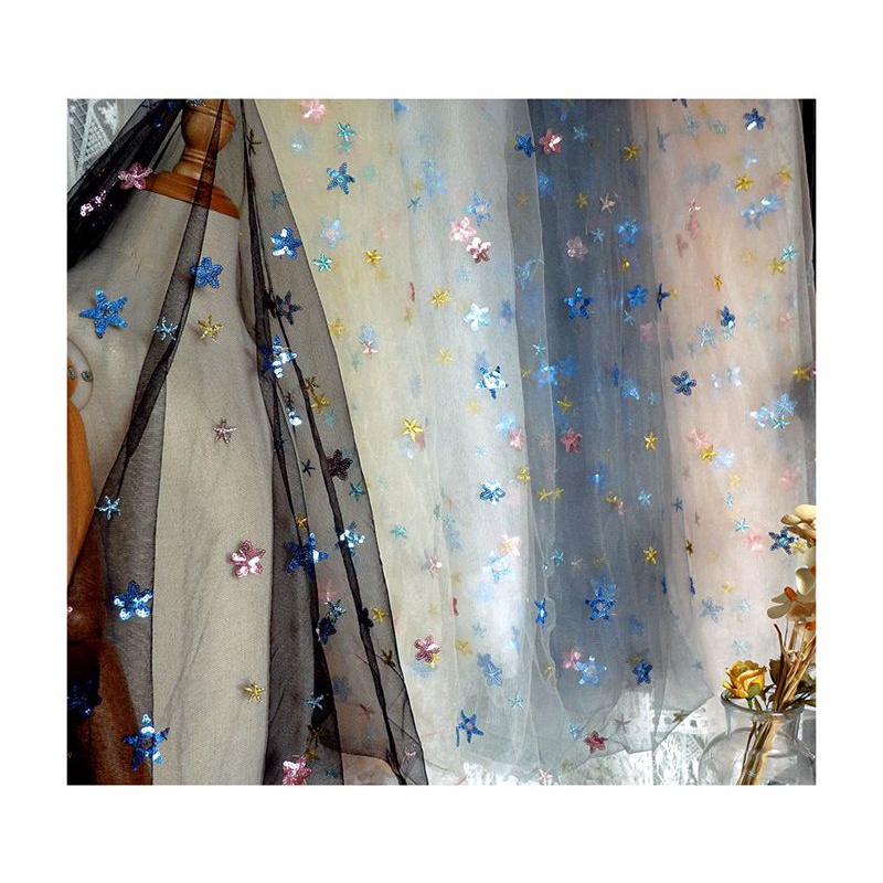 1 meters net Yarn fabric color dandelion embroidery lace fabric fashion ...