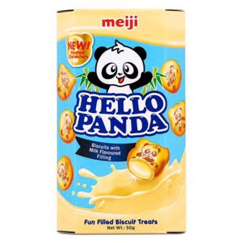 SALE‼️MEIJI HELLO PANDA CHOCOLATE FILLED BISCUITS 43g | Shopee Philippines