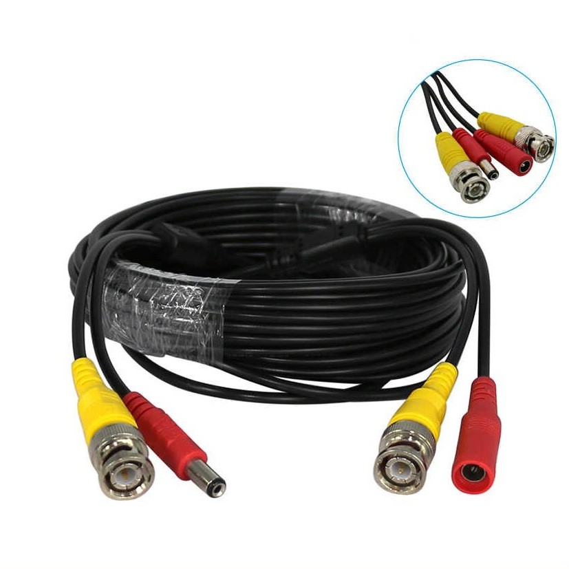 Allan CCTV CABLE 10M 20M 30M 40M 50M BNC RG59 Video Power Siamese Cable ...