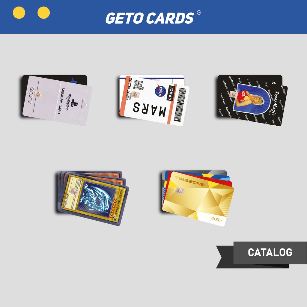 Season 2 Atm Card Skin Stickers PART 1 | Getocard GETO CARDS | Shopee ...