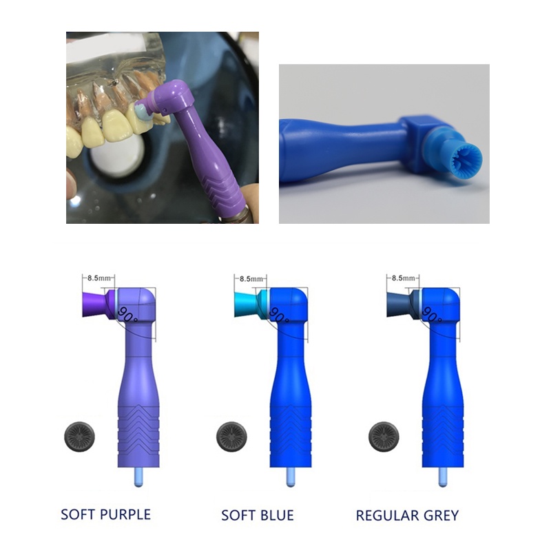 10pcs Teeth Polishing Disposable Curved angle polishing cup Fit low ...