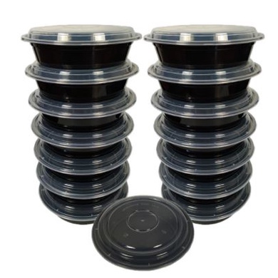 Microwaveable Round Food Box Takeaway box Containers Reusable Food ...